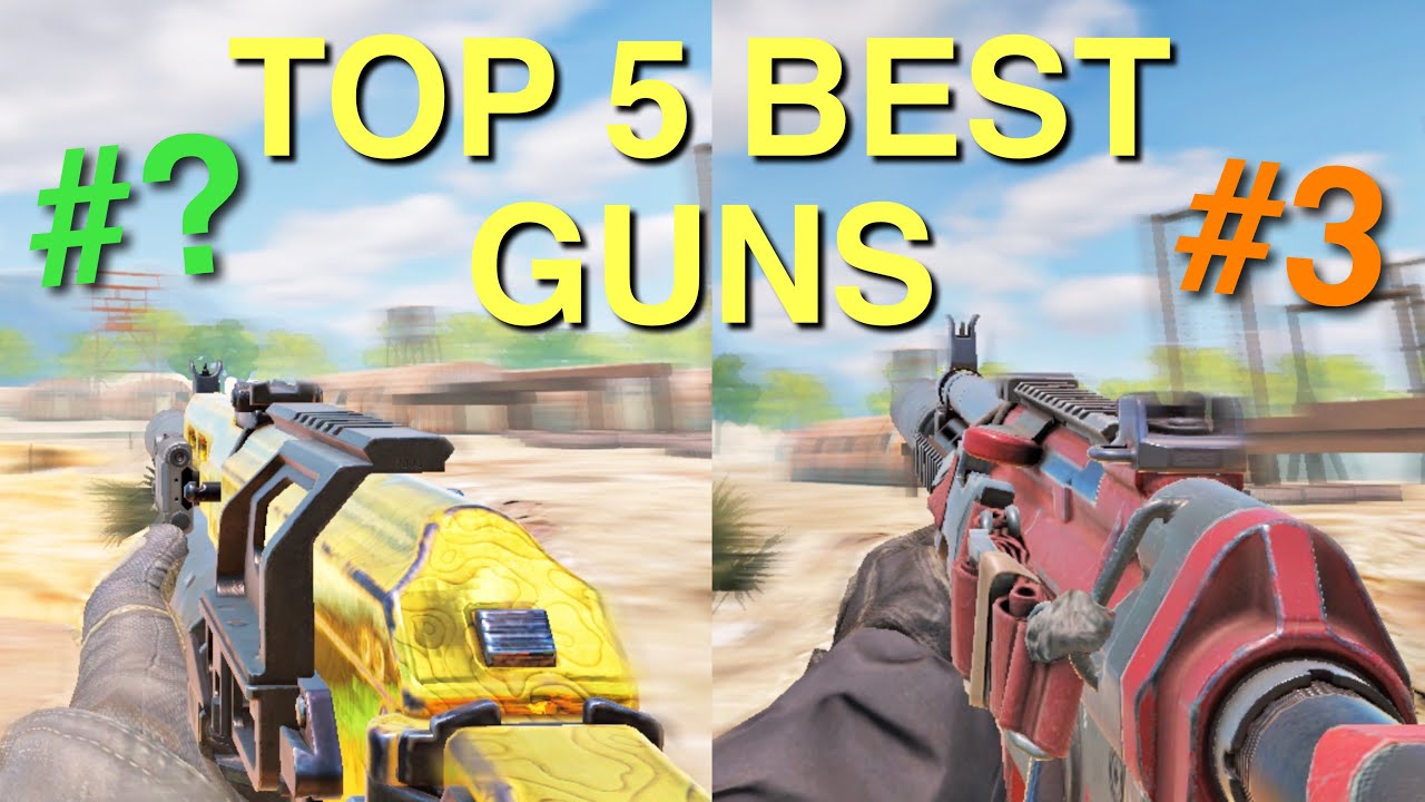 TOP 5 BEST GUNS in COD Mobile Official (Season 5) - YouTube