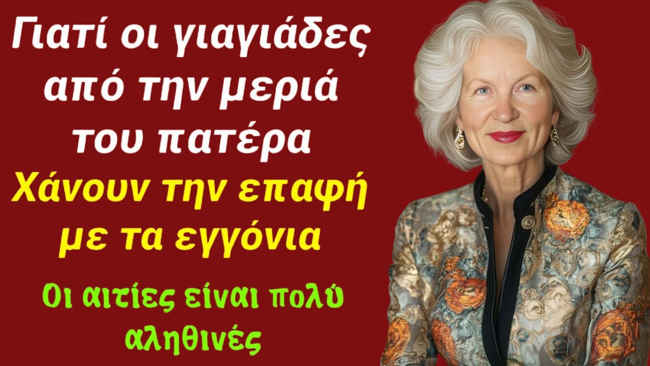 Γιατί οι γιαγιάδες από τη μεριά του πατέρα χάνουν την επαφή τους με τα ...