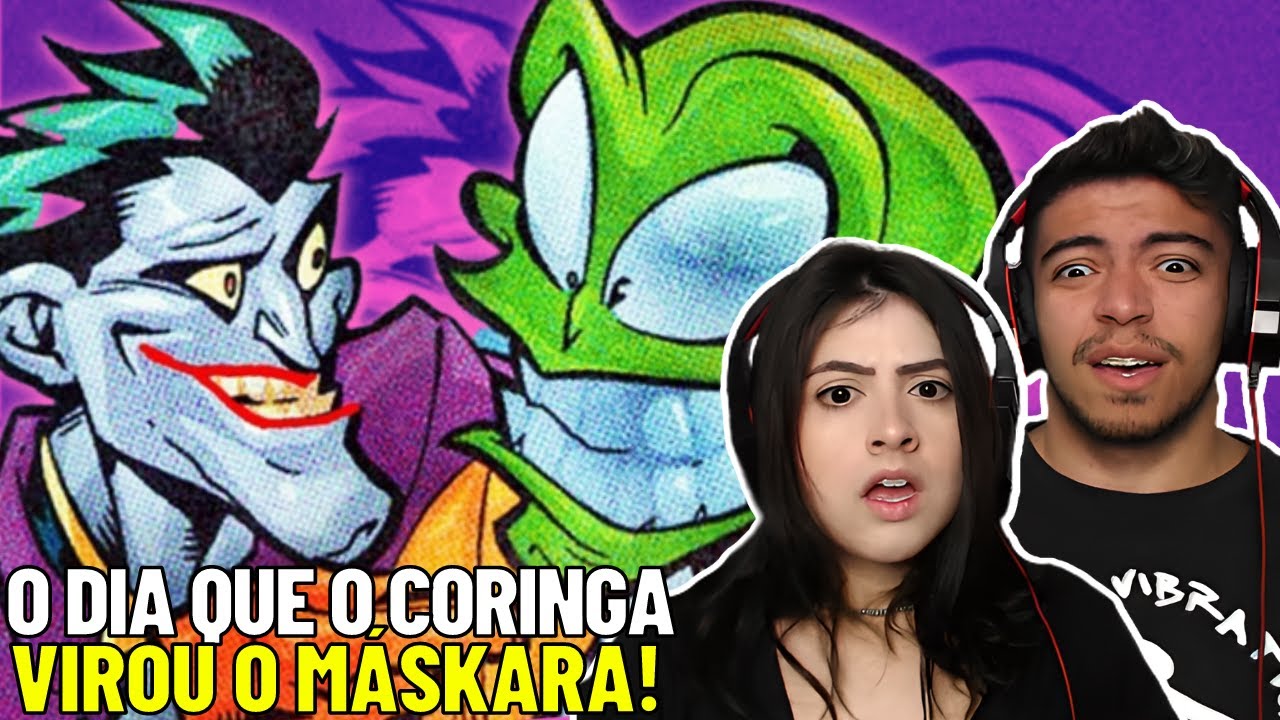 REACT O ENCONTRO INSANO DO CORINGA COM O MÁSKARA | HISTÓRIA COMPLETA ...