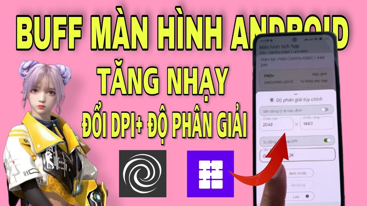 Cách Buff Màn Hình Android | Tăng Độ Nhạy Chơi FF OB50 Cực Mượt Full Đỏ | Free Fire - YouTube
