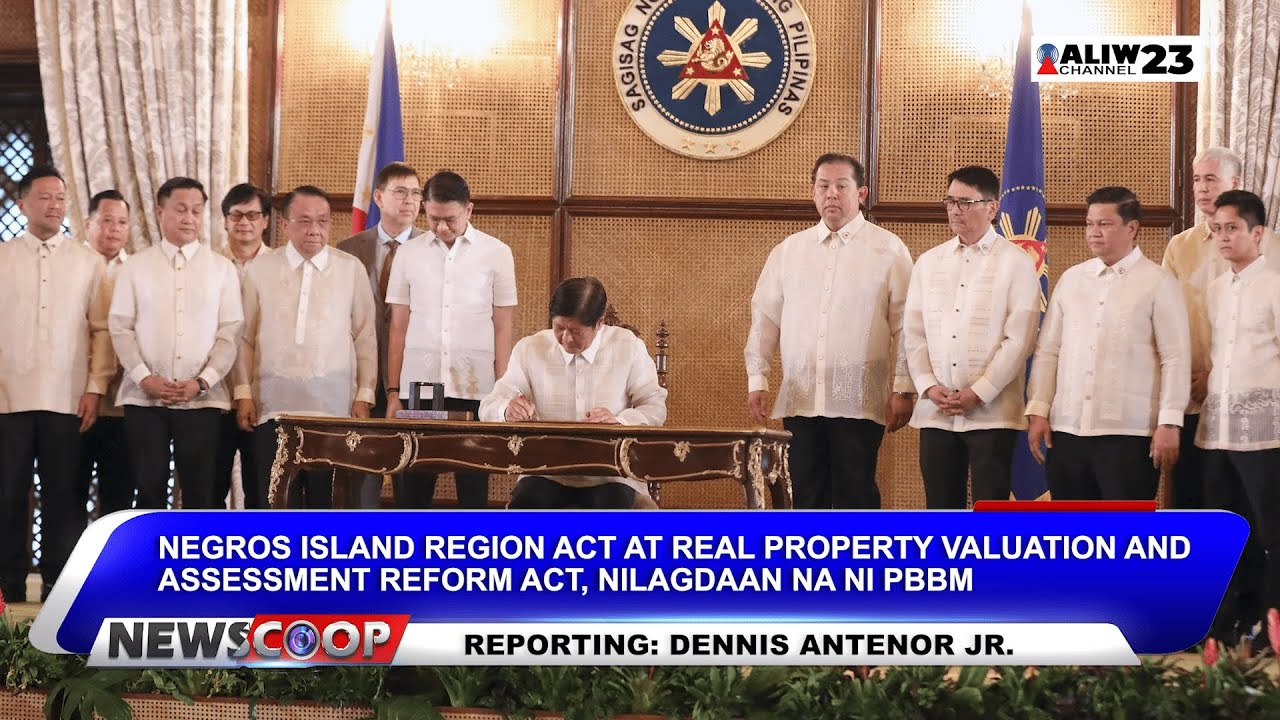 #NEWSCOOP | Negros Island Region Act at RPVARA, nilagdaan na ni PBBM ...