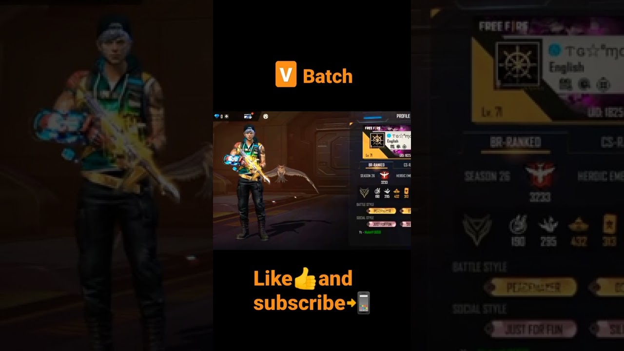 free fire v batch - YouTube
