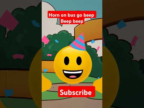 Horn on the bus #kids #bus #animation #cartoon - YouTube