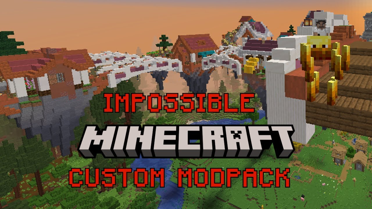 The Farthest We've Been in the IMPOSSIBLE Challenge (Minecraft Custom Hardcore Modpack) - YouTube