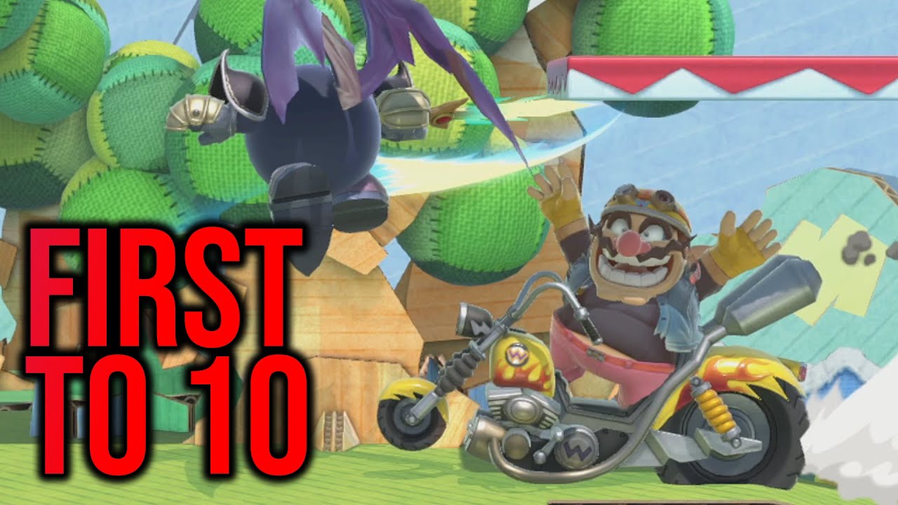 First to 10 : Meta Knight vs Wario - YouTube