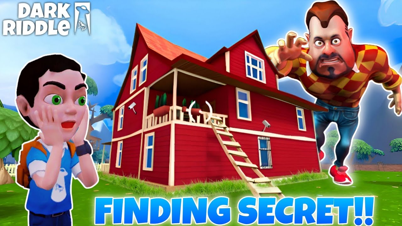 Finding The Secret of My Neighbour [DARK RIDDLE] GAMEPLAY#1 - YouTube