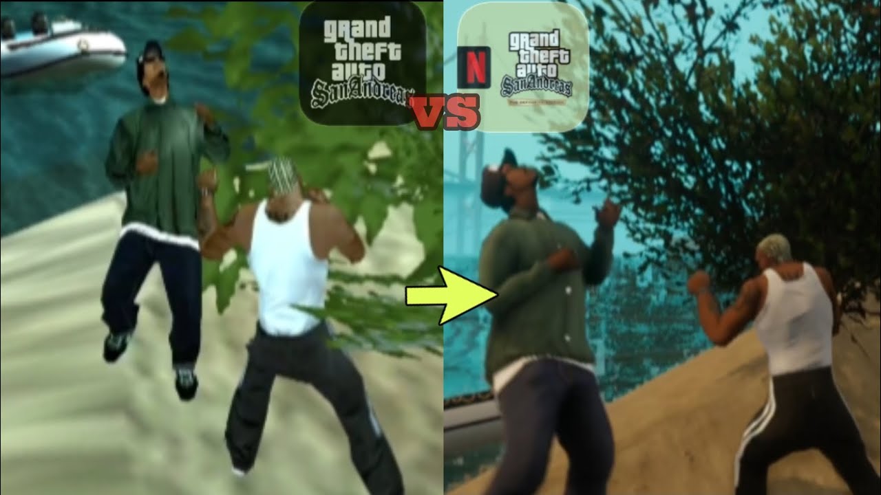 GTA: San Andreas VS The Definitive Edition (Comparison#19) |@Mnaterosta ...