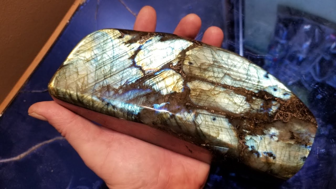 HUGE Labradorite From My Collection of Crystals, Fossils, & Minerals ...