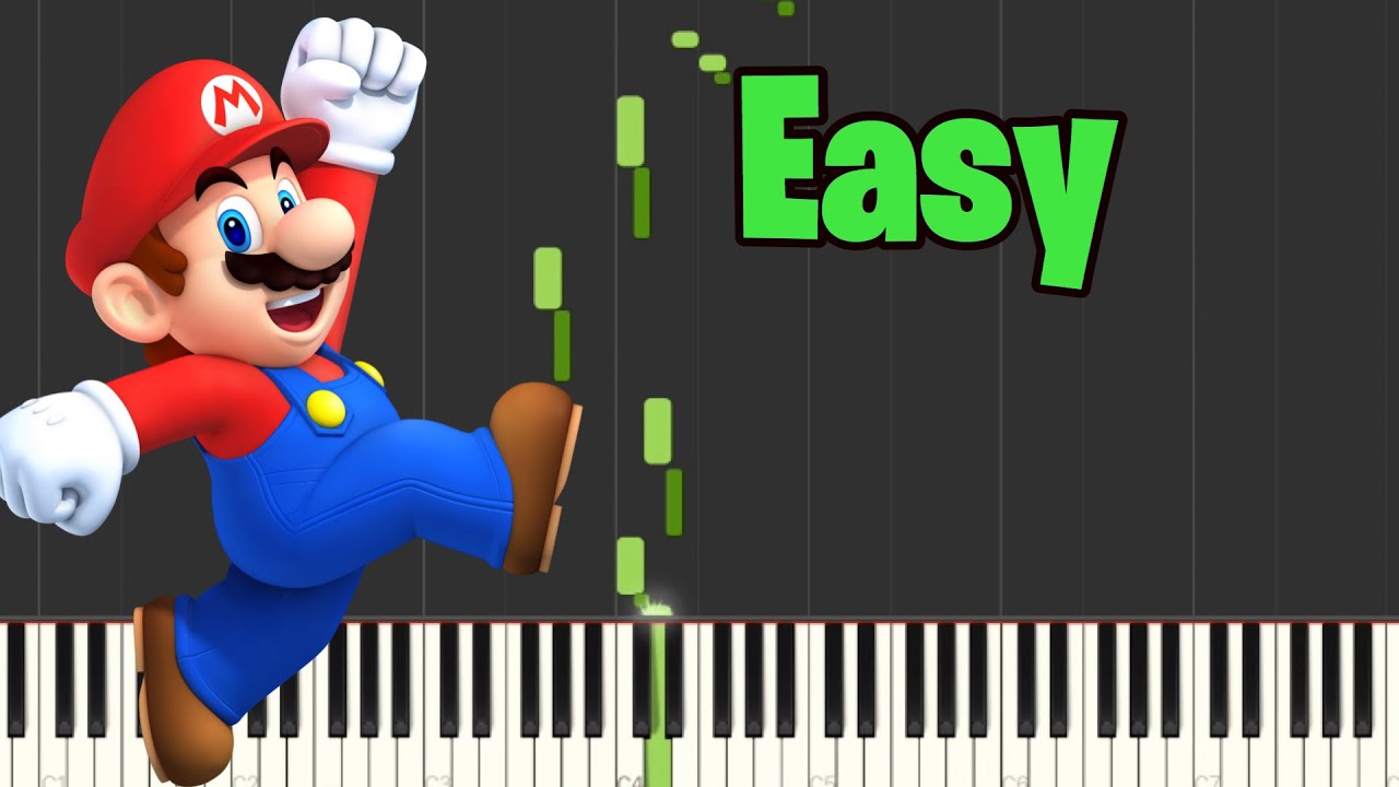 Super Mario Bros - Underground Theme - Piano Tutorial - YouTube