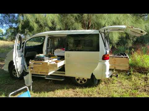 delica fitout conversion - YouTube
