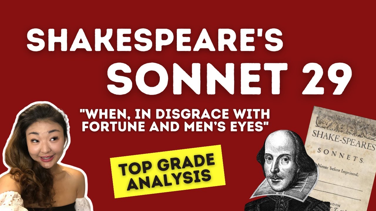 When, in disgrace with fortune and men's eyes (Sonnet 29) | Top grade ...