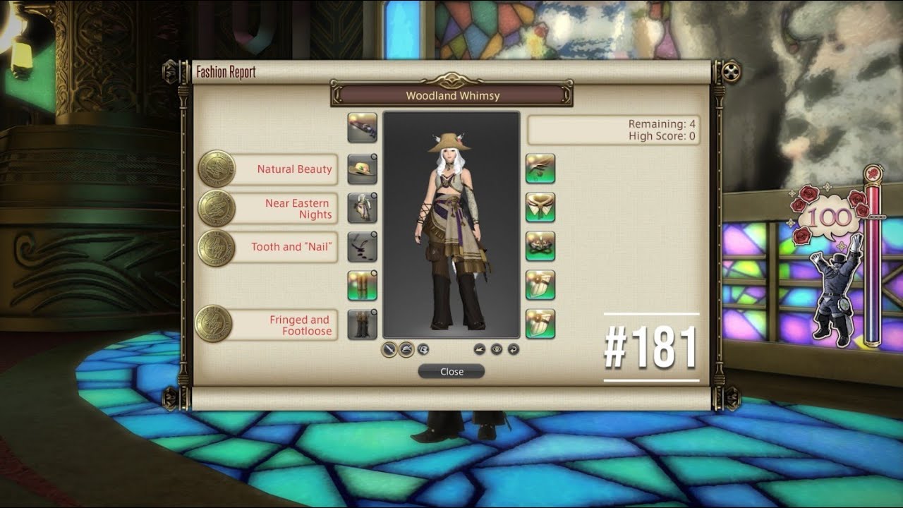 FFXIV: Fashion Report Friday - Week 181 - Theme : Woodland Whimsy - YouTube