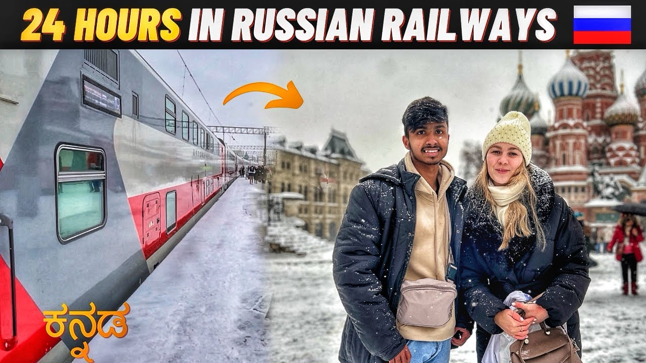 24 Hours Train Journey in Russian Railways | Samara to Moscow 🇷🇺🇮🇳 ...