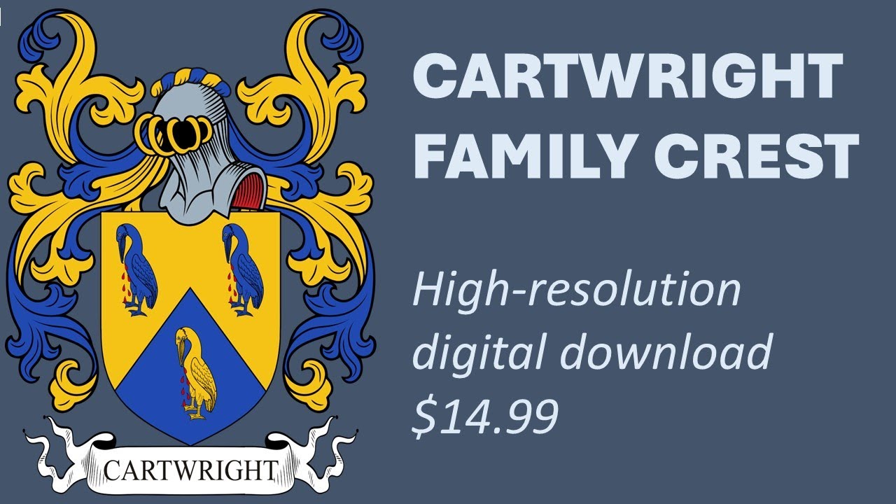 Cartwright Family Crest - YouTube