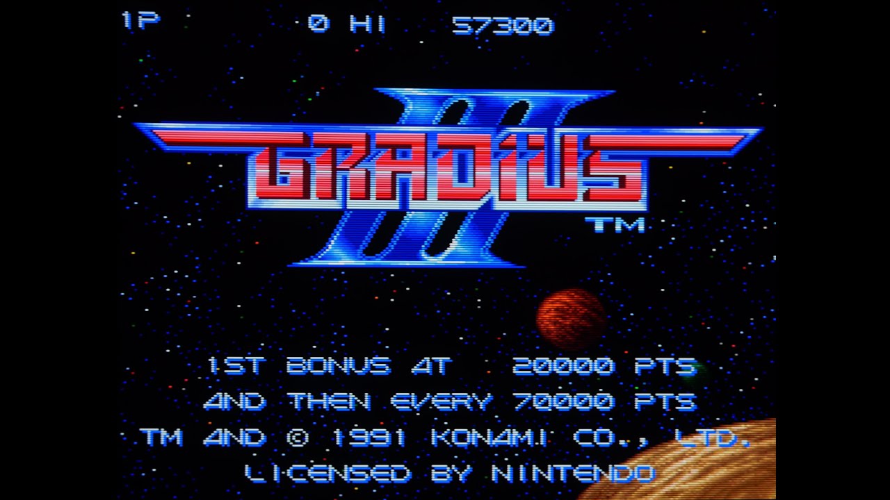 Gradius III Intro (SNES) - Sony BVM-A32 - YouTube