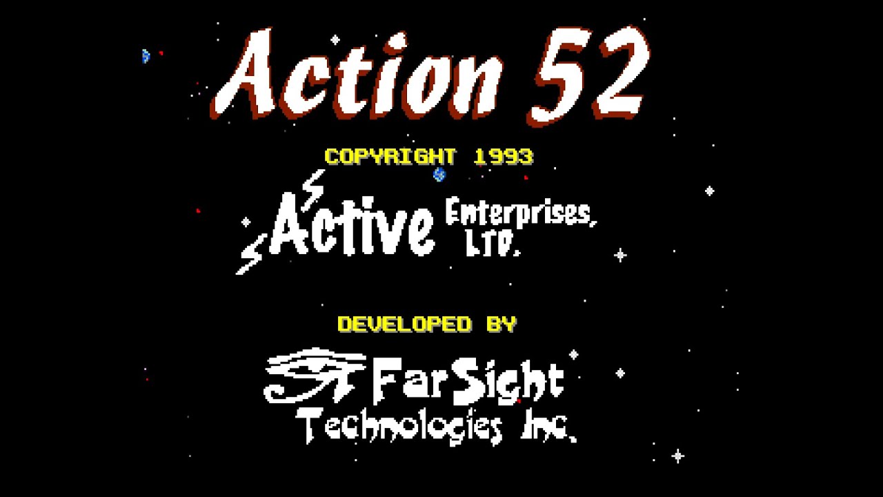 Action 52 - Sega Genesis - 1993 [Eye Catch] (Unlicensed) - YouTube