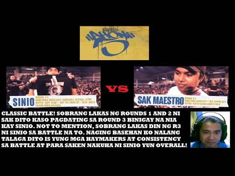 Fliptop - Sinio vs Sak Maestro | Review Video #264 - YouTube