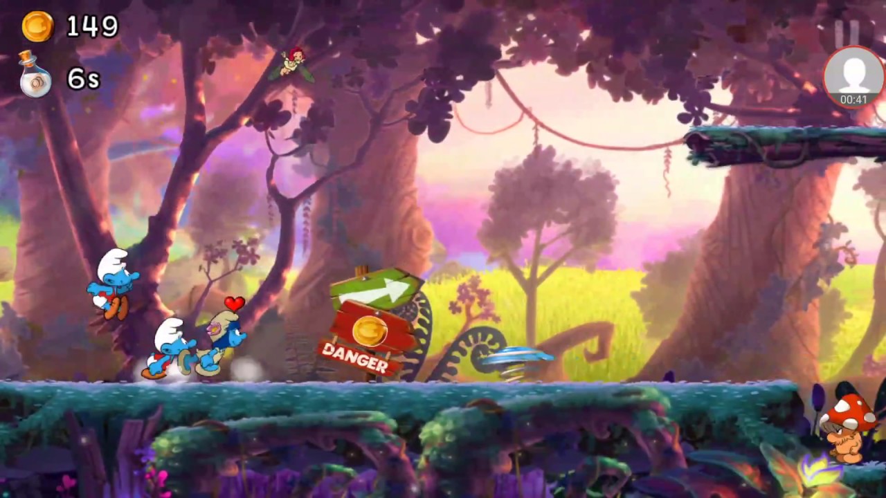 The Smurfs Epic Run "Visit the stadium" Stage 567 - YouTube