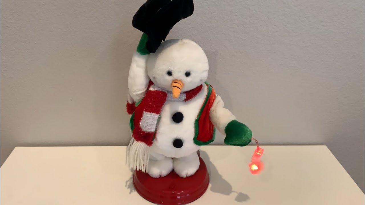Gemmy-2006-Snowflake Spinning Snowmen-Mini Red (SOLD) - YouTube