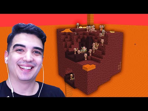 MİNECRAFT ama TEK CHUNK SURVİVAL NETHER !! - Minecraft