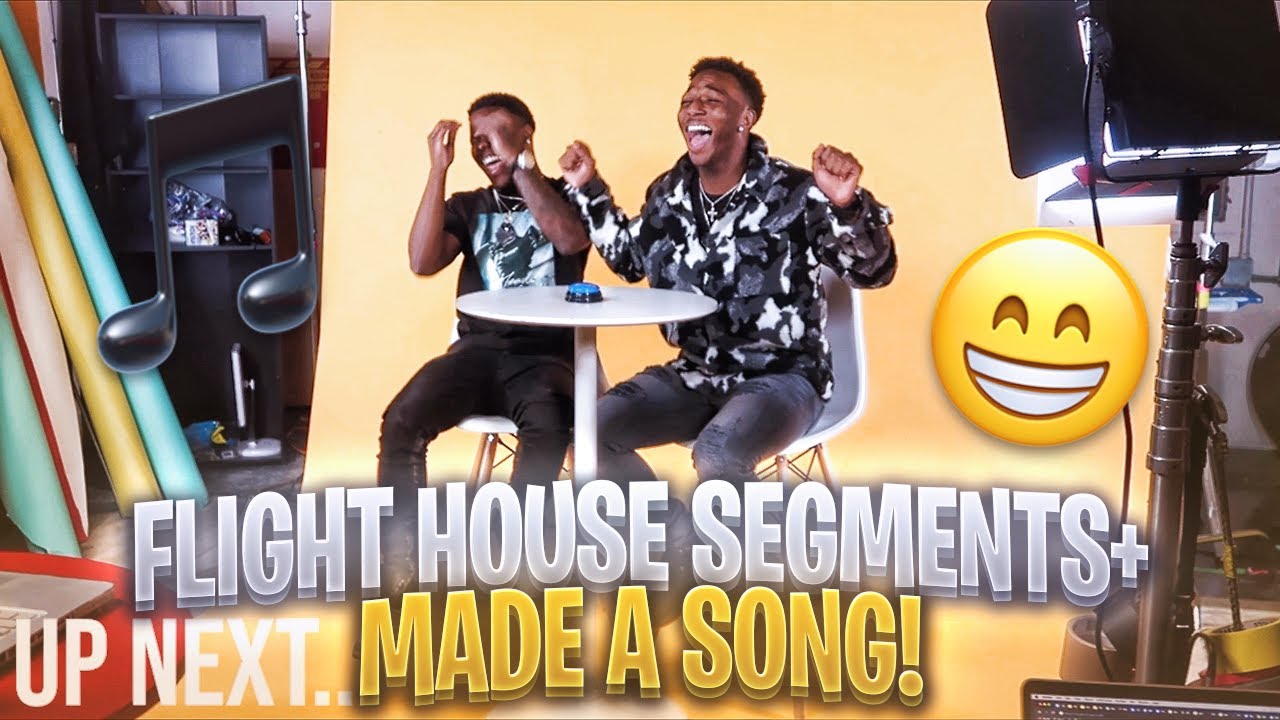FLIGHT HOUSE SEGMENTS + MADE A SONG W/ @Brockfriedrice (VLOG) - YouTube