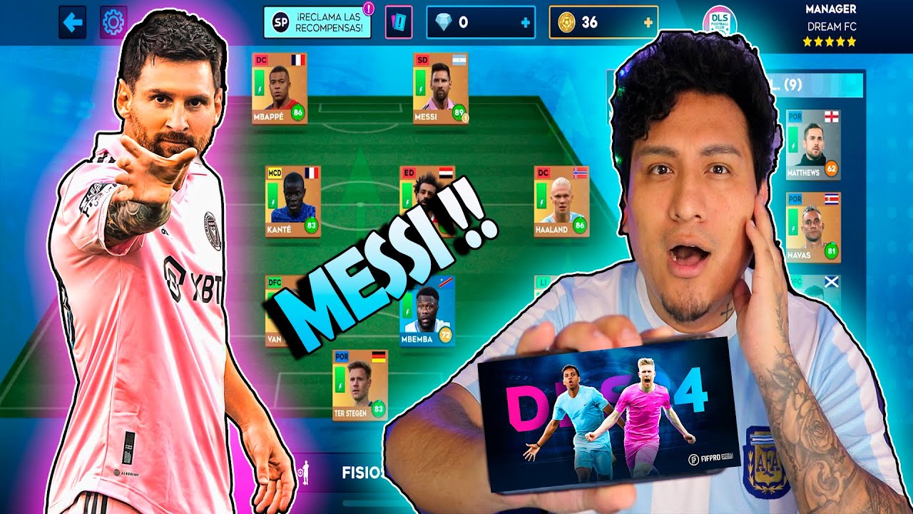 MESSI CHALLENGE en [ DREAM LEAGUE SOCCER 2024 ] EPICO !! 😱 - YouTube