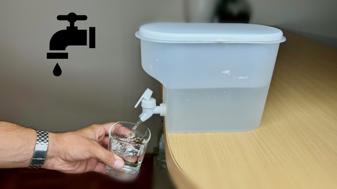 Water Countainer With Dispenser - YouTube