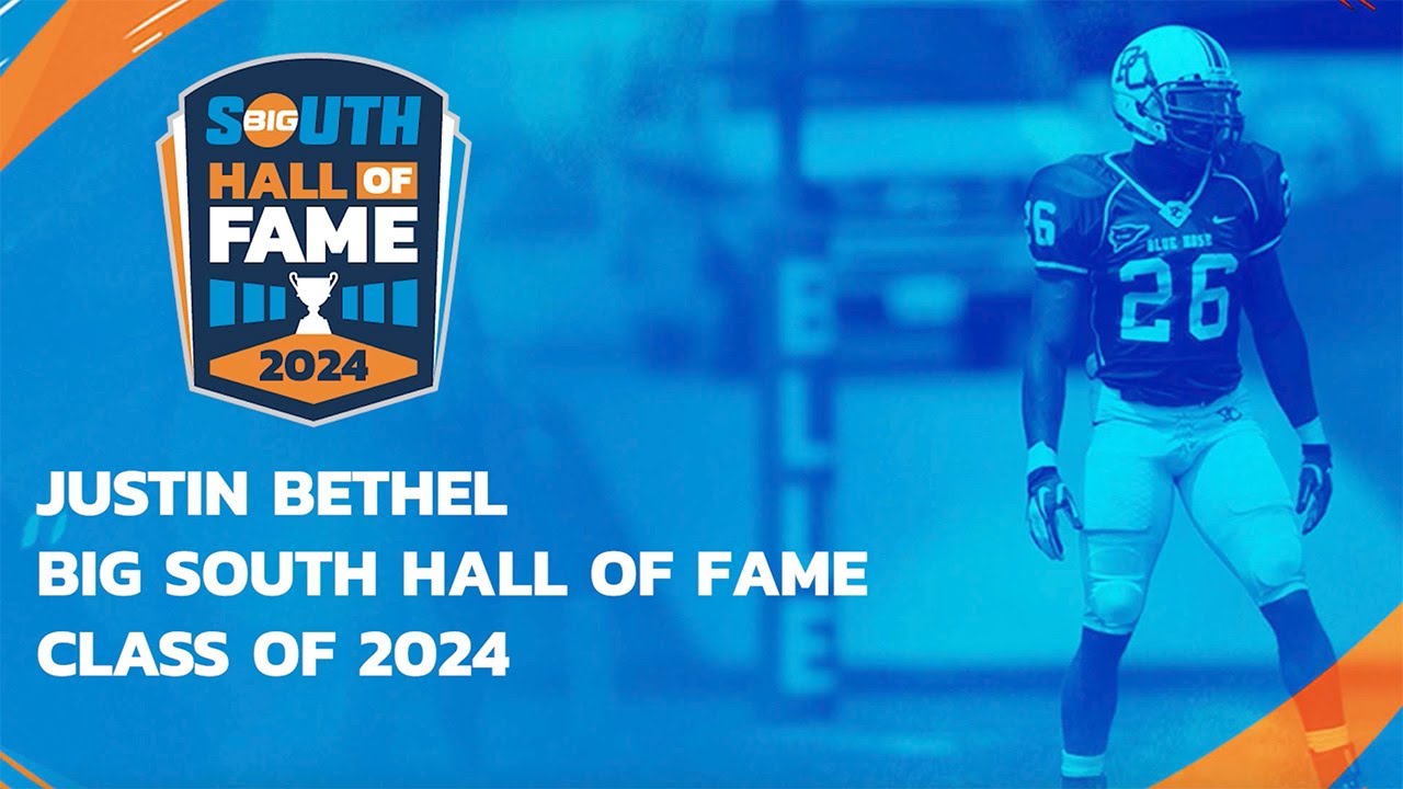 Justin Bethel is Inducted to the Big South Hall of Fame - YouTube