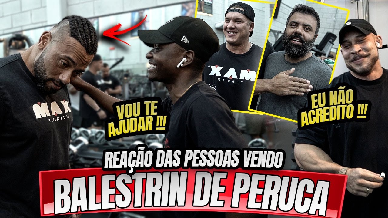 APROVADO ??? ATLETAS SE ASSUSTARAM COM O NOVO VISUAL DO BALESTRIN ...