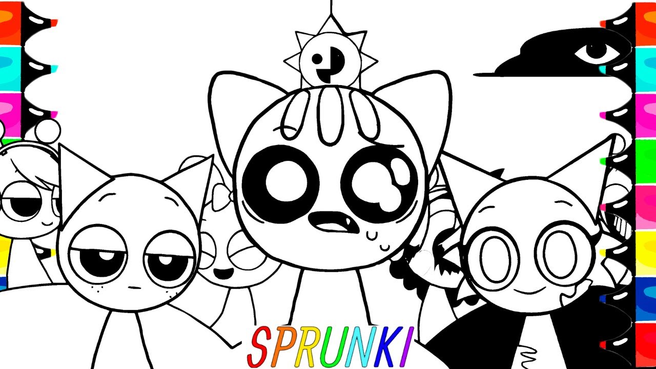 Incredibox SPRUNKI Coloring Pages / Escape! INCREDIBOX SPUNKY VS MAYA ...