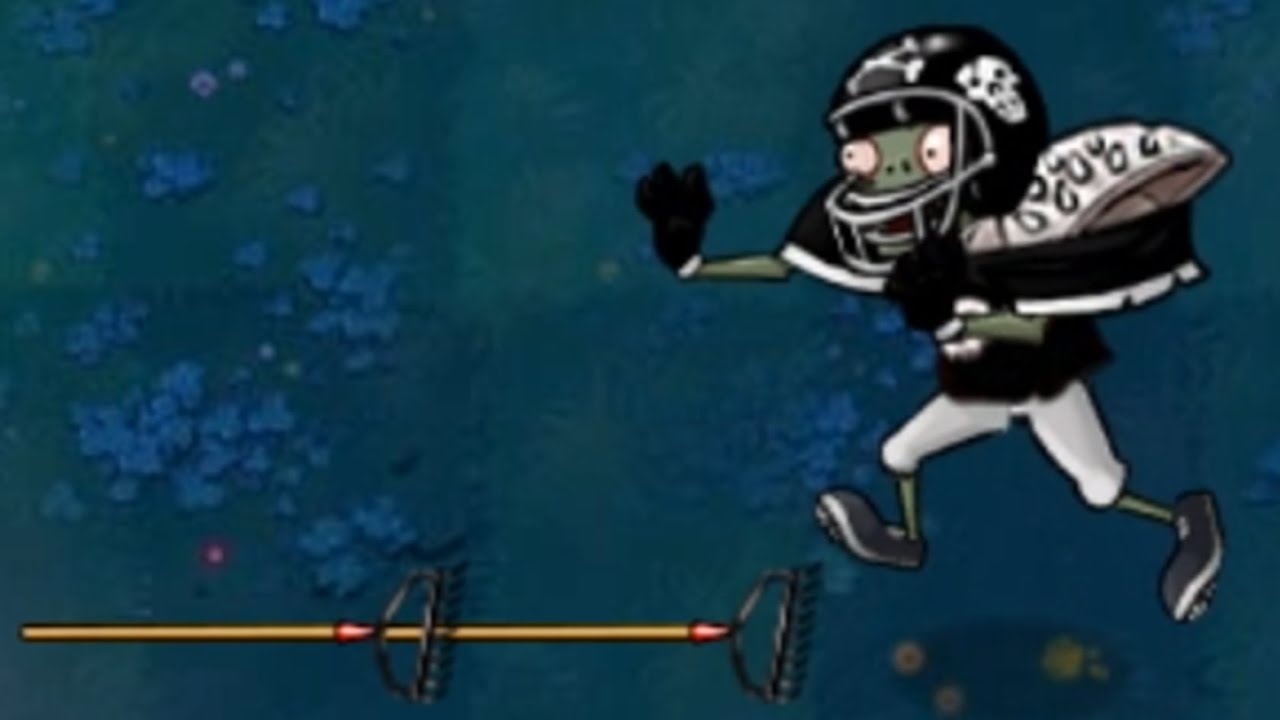 2 Rakes vs 1 Giga-Football Zombie // Plants vs Zombies - YouTube
