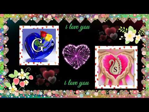 G love S letter whatsapp video. gs name whatsapp video. g s name shayari. g+s name status video ❤💯