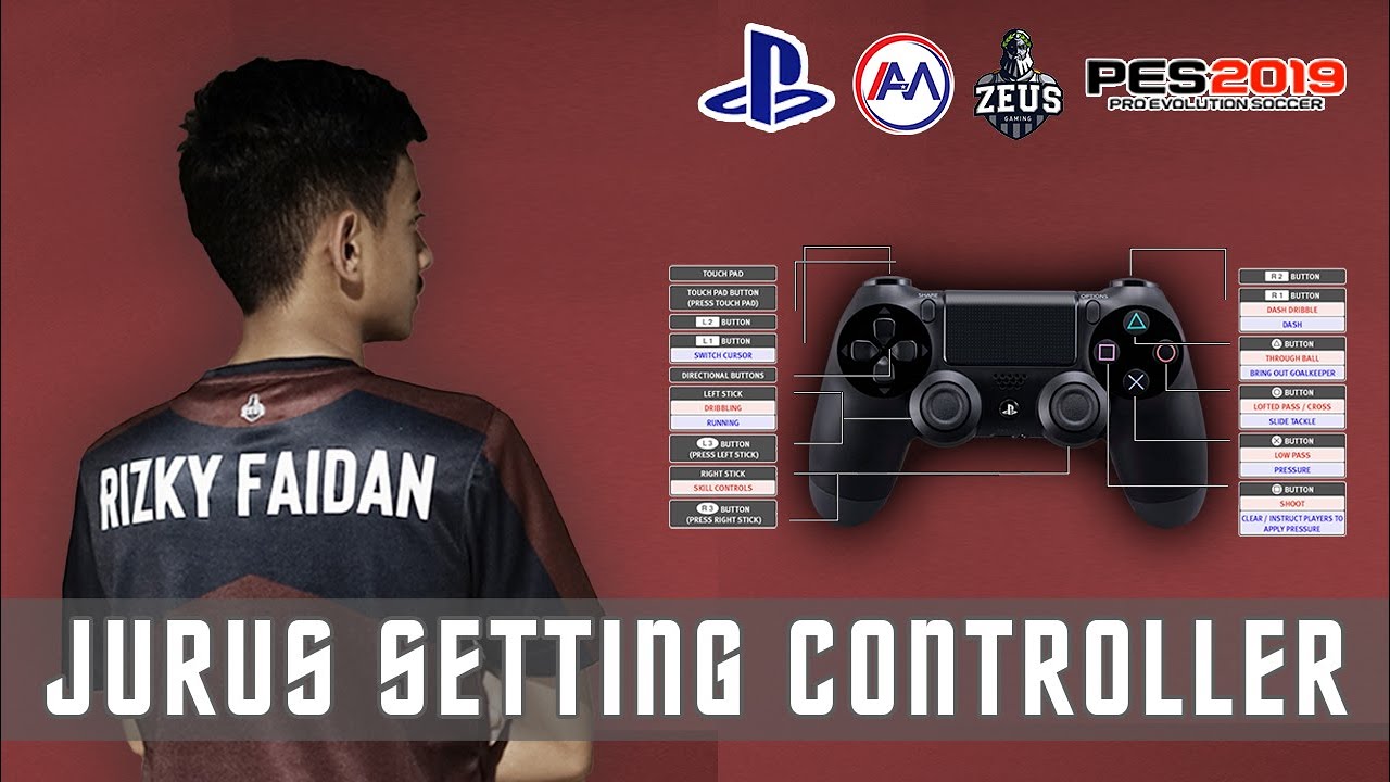 SETTINGAN CONTROLLER STICK PES LEAGUE ALA RIZKY FAIDAN - YouTube