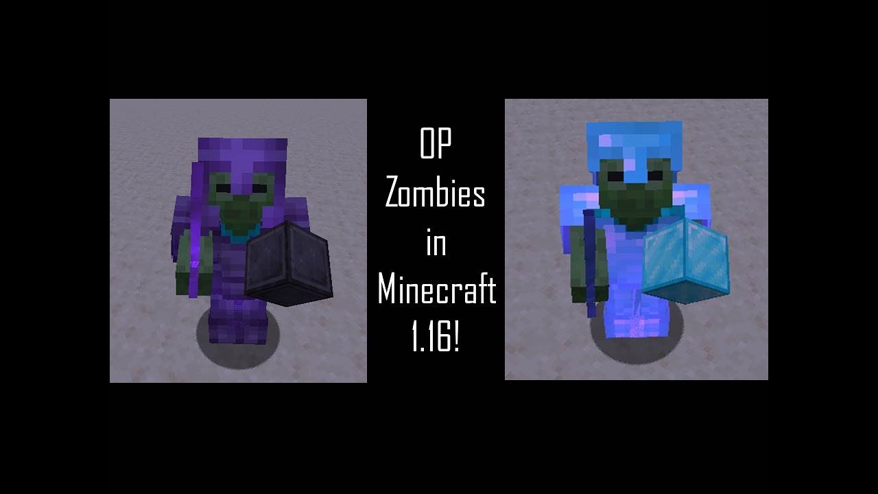 OP Zombies in Minecraft 1.16! - YouTube