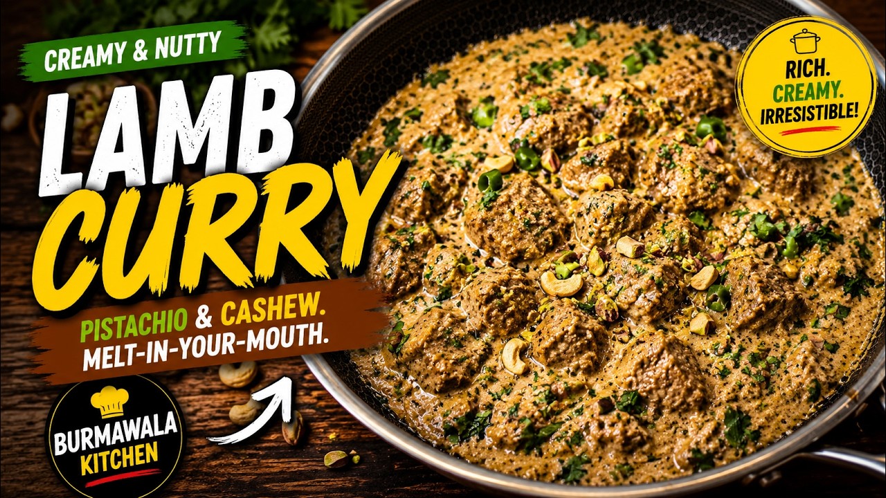 Creamy Lamb Curry with Pistachios & Cashews – Rich, Fragrant & Truly ...