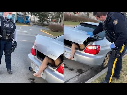 Woman Finds Naked Man in Car Trunk