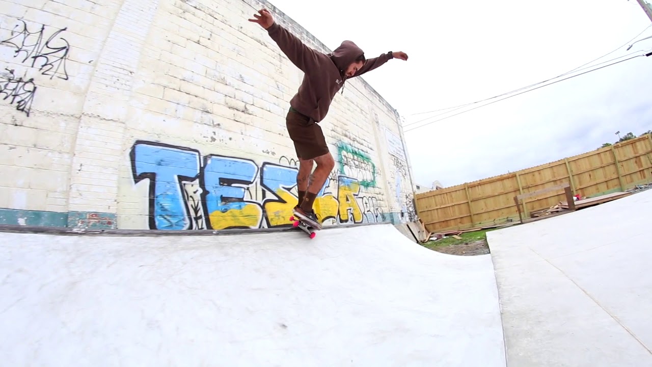 The Block Skate Supply Skate Plaza (Phase 1 construction) - YouTube