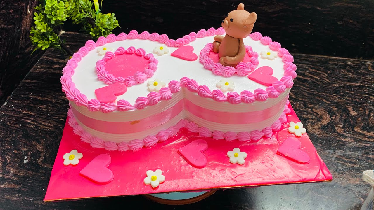 8 Number Shaped Cake | - YouTube