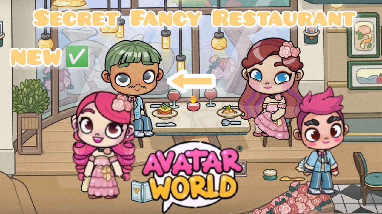 SECRET FANCY RESTAURANT AVATAR WORLD #avatarworld #fyp - YouTube