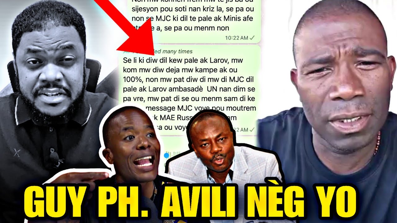 GUY PHILIPPE fache, Li avili RODE JOSEPH kap fosel trayi pèp la pou ...