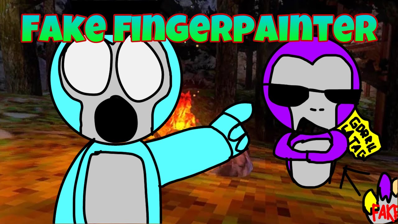 Trolling as FAKE fingerpainter - YouTube