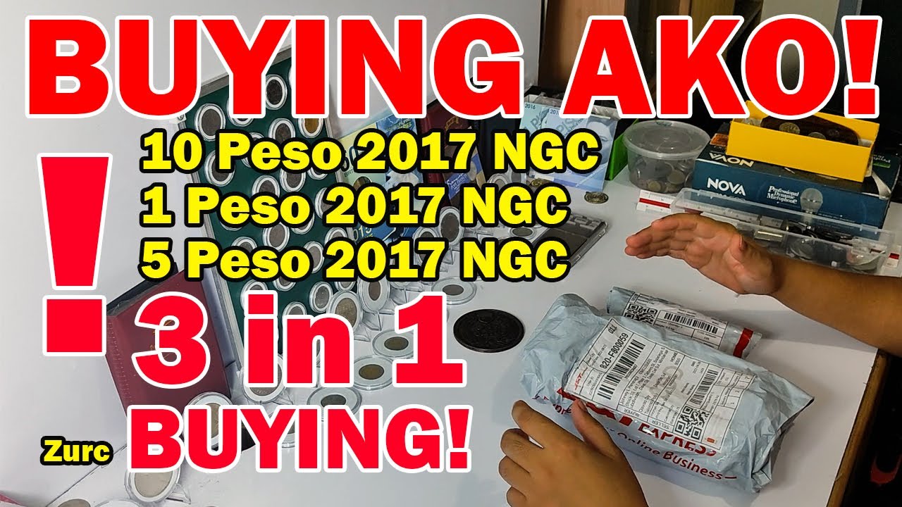 10 Peso 2017 NGC| 5 Peso 2017 NGC | 1 Peso 2017 NGC | AKING BINIBILI ...