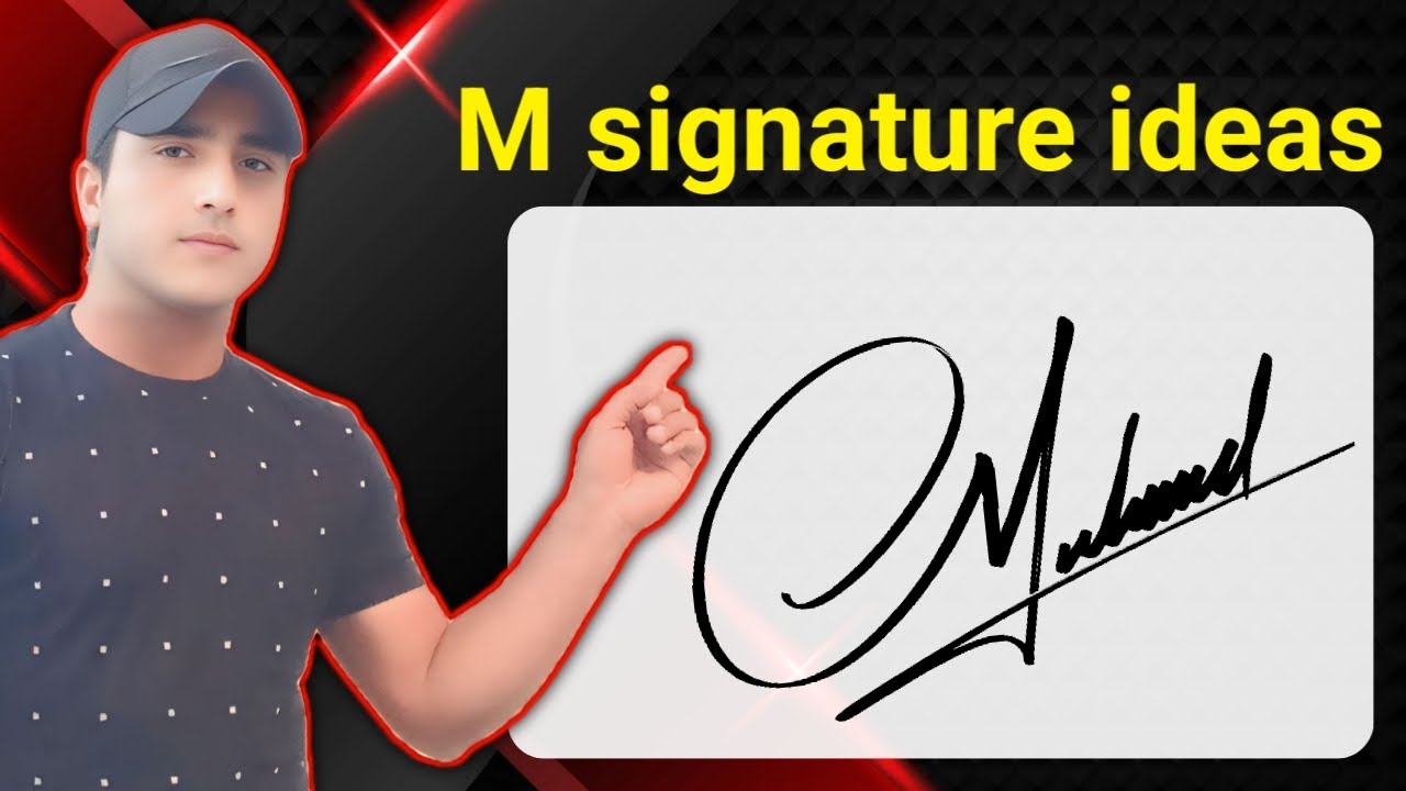 M signature ideas | M signature style | M signature style of my name ...