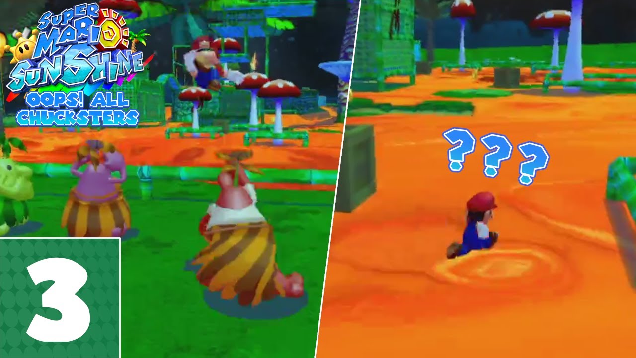 THIS IS TO CHUCK FURTHER BEYOND - Super Mario Sunshine: Oops! All ...