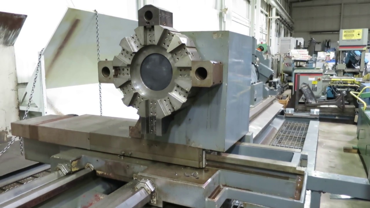 50"X163" CNC TAKANG LD50X4150 HEAVY DUTY OIL FIELD CNC LATHE WITH 12 ...