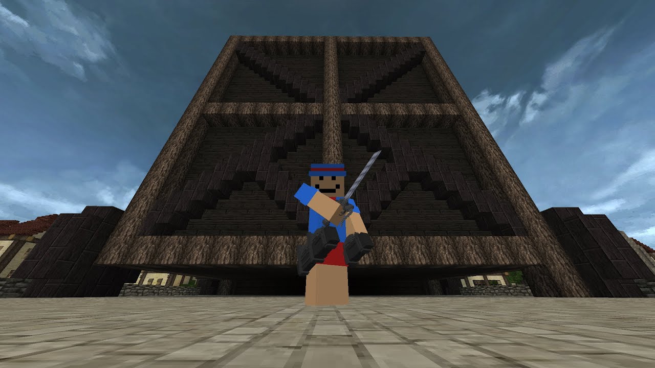 Attack On Titan Di Minecraft?!! | Minecraft Server Indonesia - YouTube