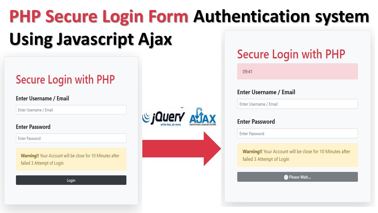 Php Secure Login System Create A Secure Login System In Php How To Make Secure Login Page In