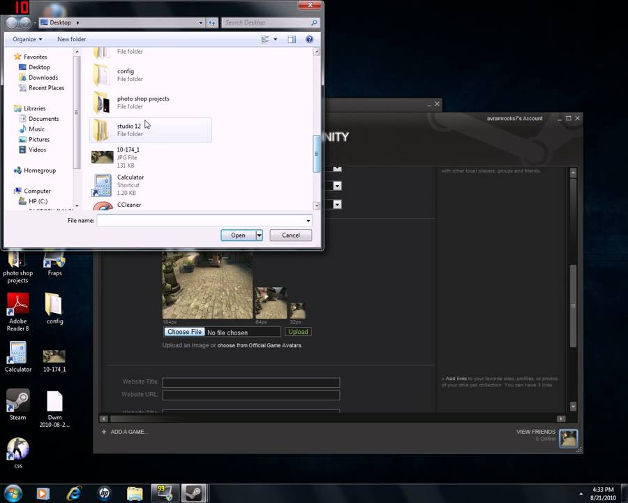How to get a profile picture on Steam - YouTube