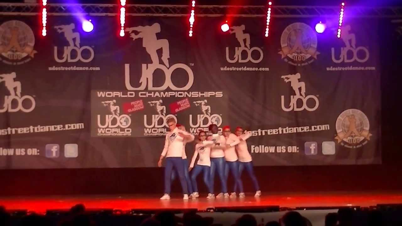 UDO world streetdance championships '13 final U18 team TDU youtz (5th ...