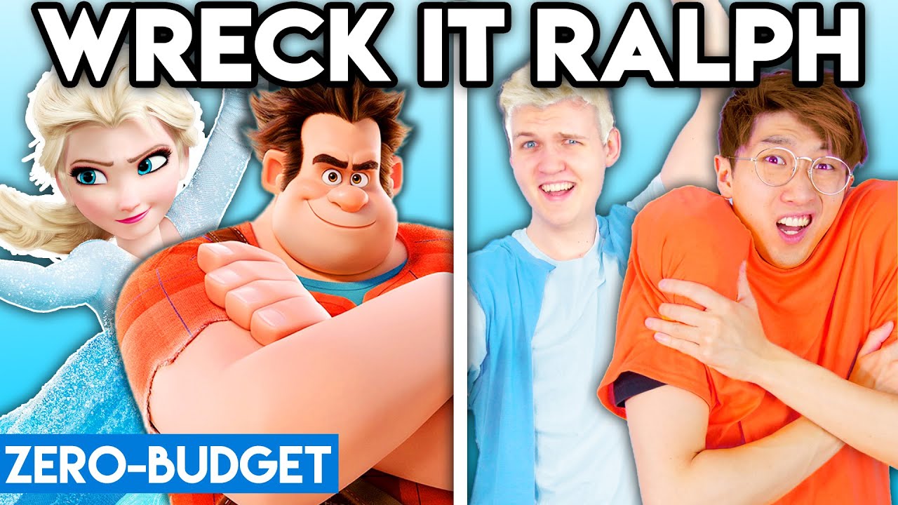 WRECK IT RALPH WITH ZERO BUDGET! (Wreck It Ralph 2 Disney Princess ...